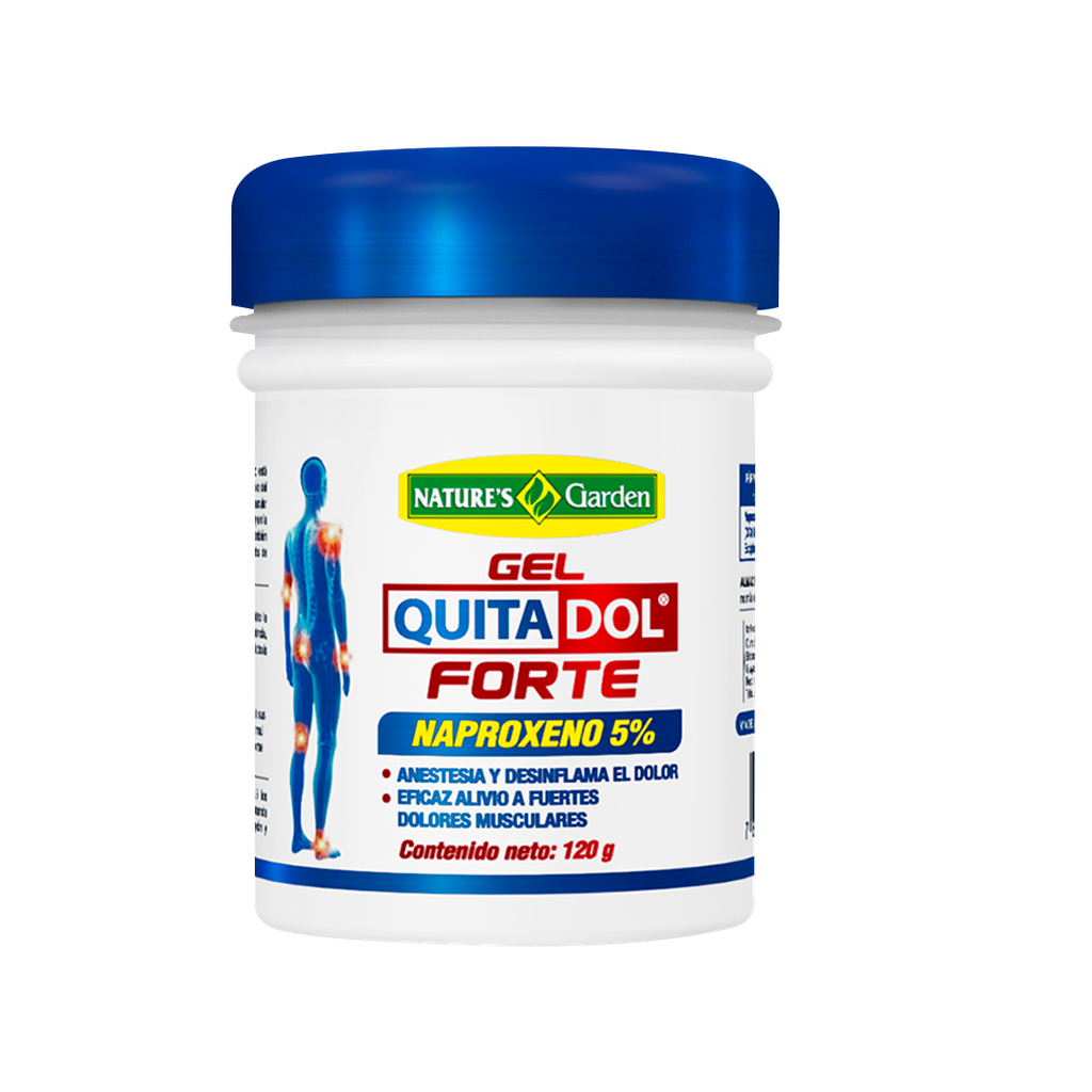 QUITADOL FORTE GEL 120G NATURES GARDEN | El Arbolito